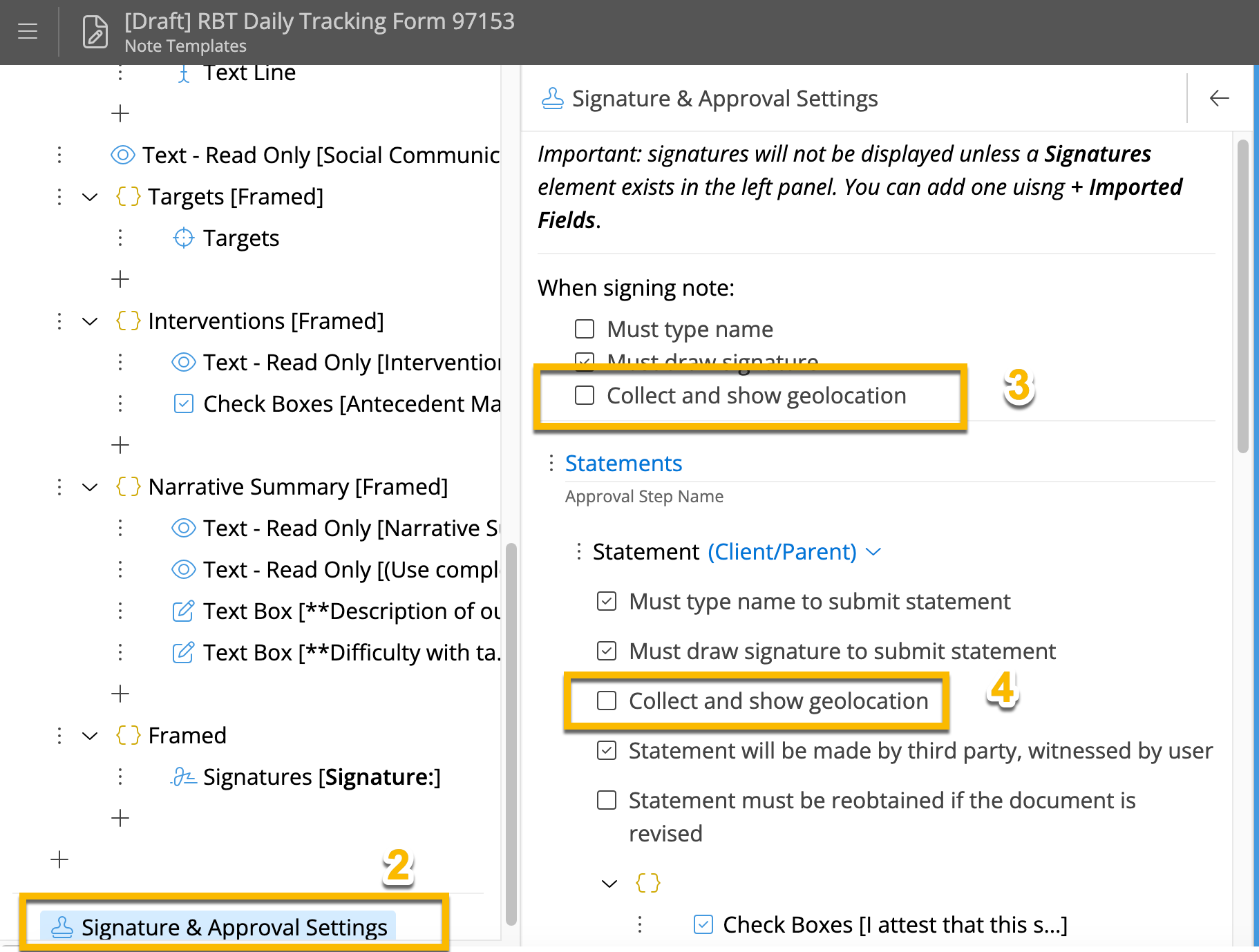 Geolocation on Notes