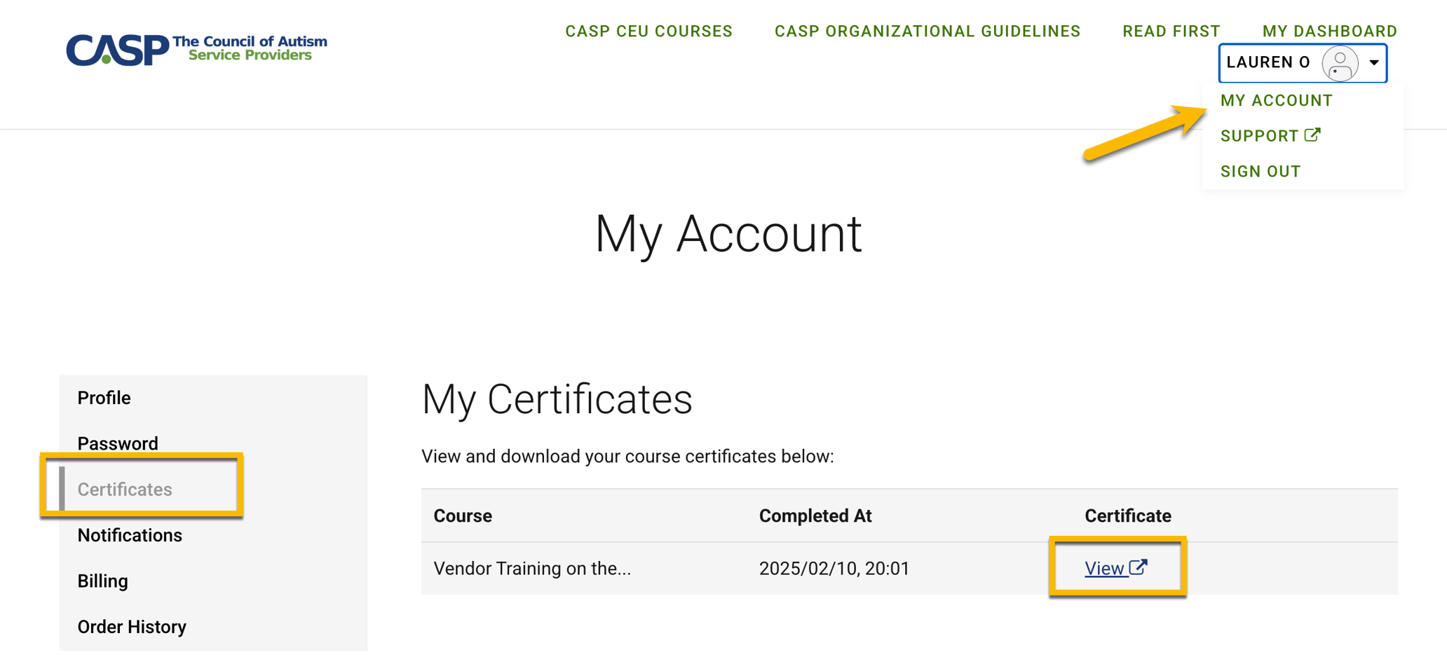CASP Session Note Templates