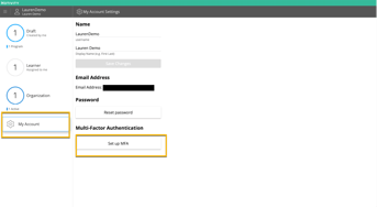 Setting up Multi-Factor Authentication (MFA)