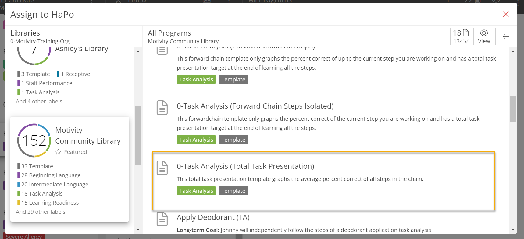 Creating Programs with Multiple Instruments (Task Analysis Example)