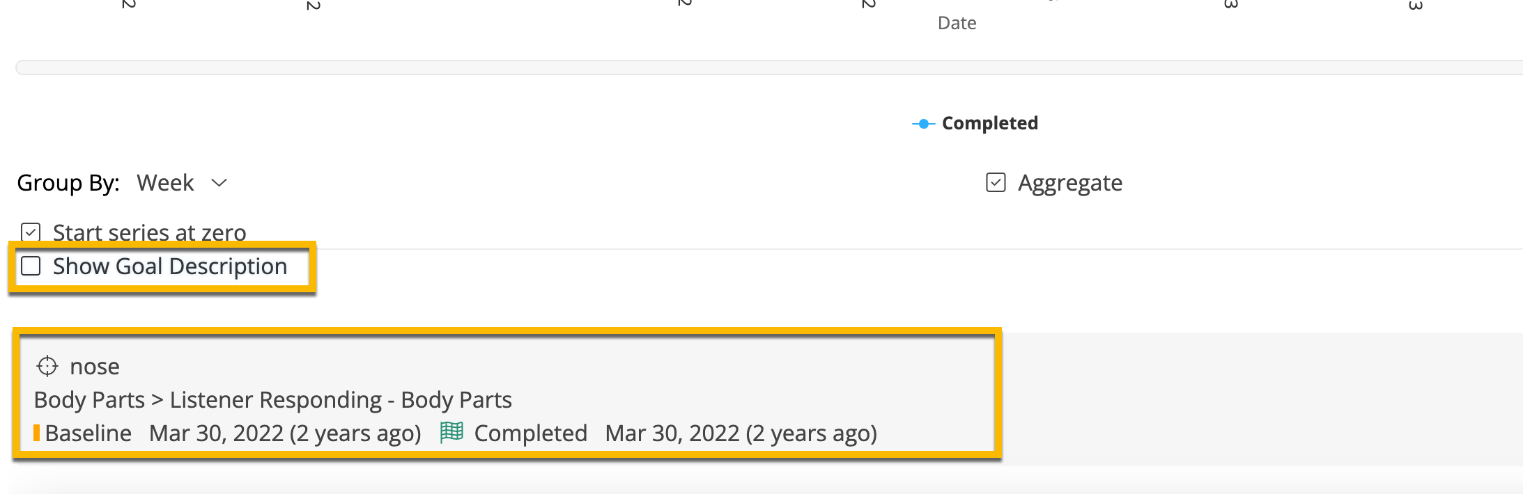 Accessing/Editing Cumulative Graphs
