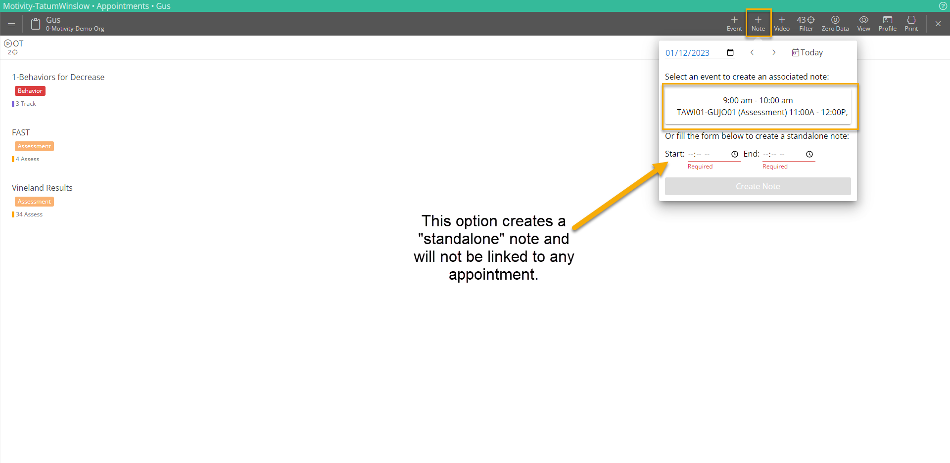 Aloha Integration Step 4: Finding Appointments in Motivity and Linking ...