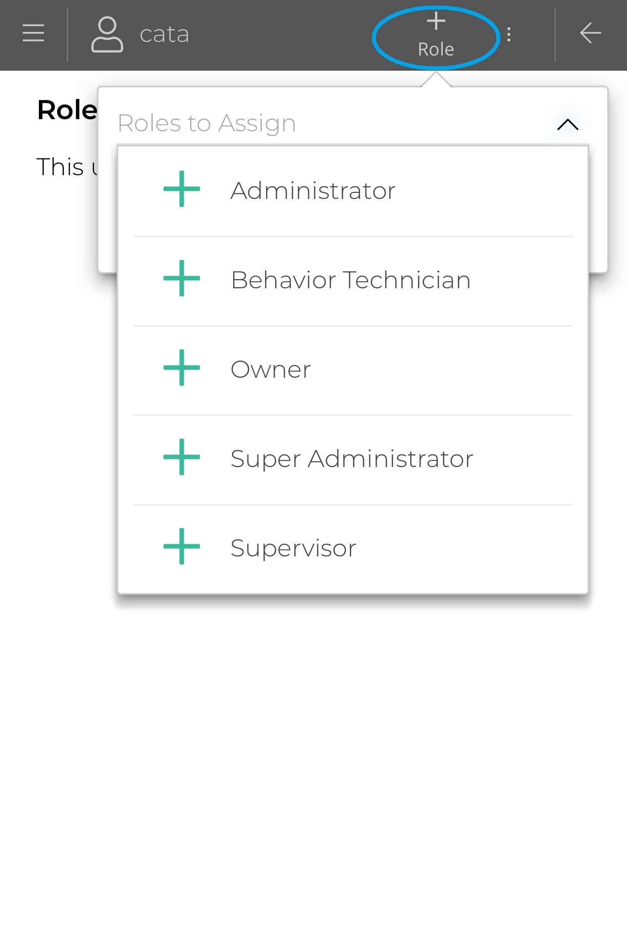 Assign Roles to Members/Users