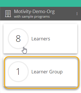 Learner Groups