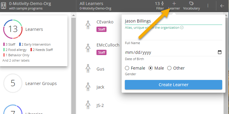 Tracking Staff Performance in Motivity